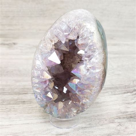 Angel Aura Drusy Amethyst Half Egg Angel Aura Aura Angel