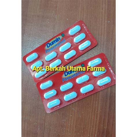 Jual Dumin 500mg Strip Isi 10 Tablet Shopee Indonesia
