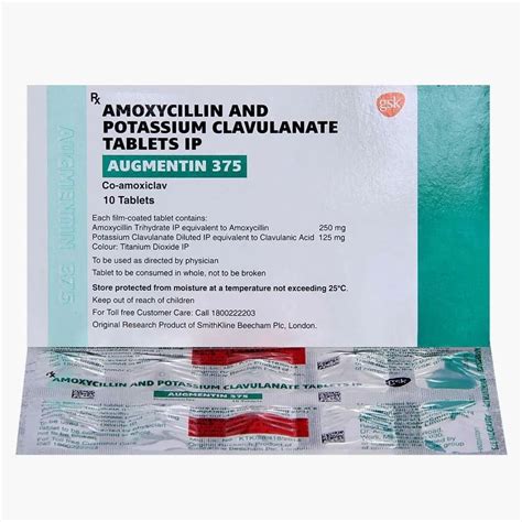 Co Amoxiclav Tablet Strength 250mg125mg At ₹ 27695strip In Nagpur