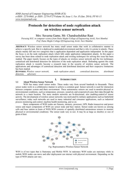 Intrusion Detection In Homogeneous And Heterogeneous Wireless Sensor