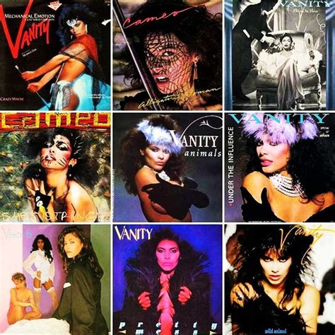 Vanity Album Covers Collage T Vanity Singer 80s And 90s Fashion
