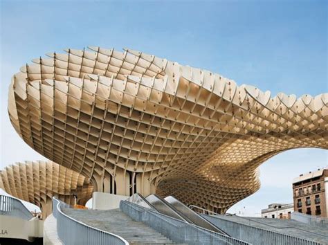 Shell Structure Timber Architecture Seville Amazing Architecture