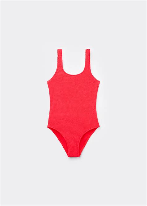 Badeanzug Für Mädchen Crinkle Waves Calzedonia