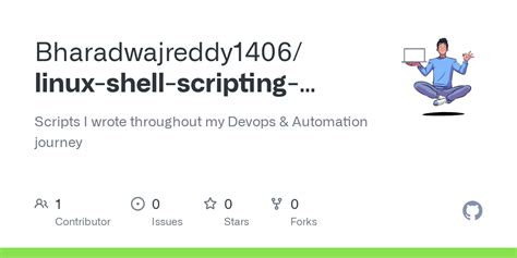 Github Bharadwajreddy1406linux Shell Scripting Basics Scripts I Wrote Throughout My Devops