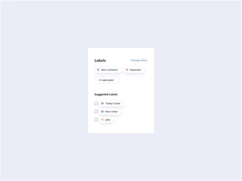 Label Ui Designs Themes Templates And Downloadable Graphic Elements