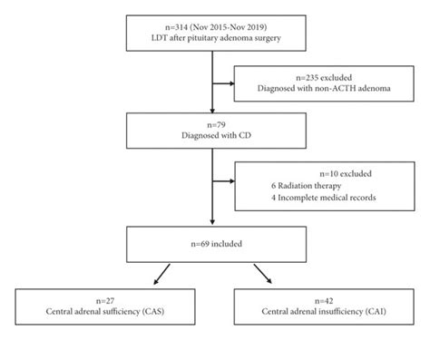 Flowchart Of Patient Enrollment Ldt Low Dose Acth Stimulation Test