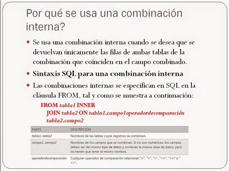 PROGRAMACIÓN CON SISTEMAS GESTORES DE BASE DE DATOS COMBINAR TABLAS