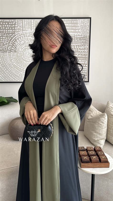 توهجي مع أجمل عباية دبل فيس راقية وأنيقة من متجر ورزان