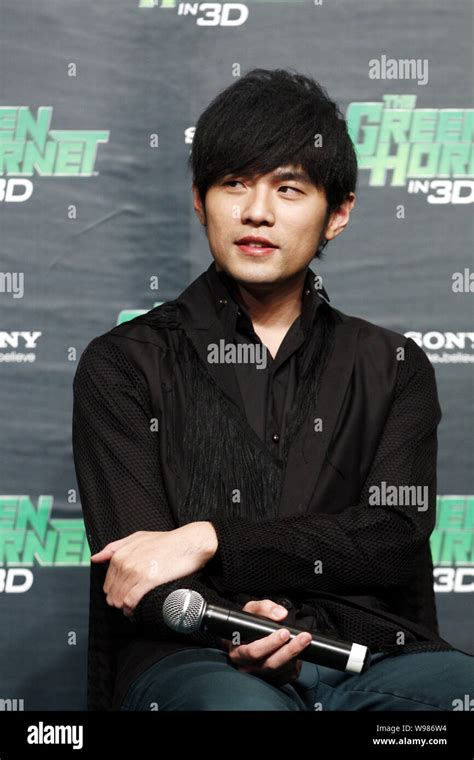 Taiwanese Singer And Actor Jay Chou Attends A Press Conference For The