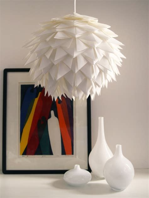 3 Lámparas Hechas De Papel