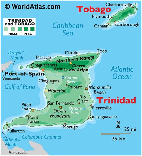 Trinidad And Tobago Maps And Facts World Atlas