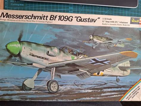 Revell 132 Scale Messerschmitt Bf 109g Gustav Vintage Model Kit H