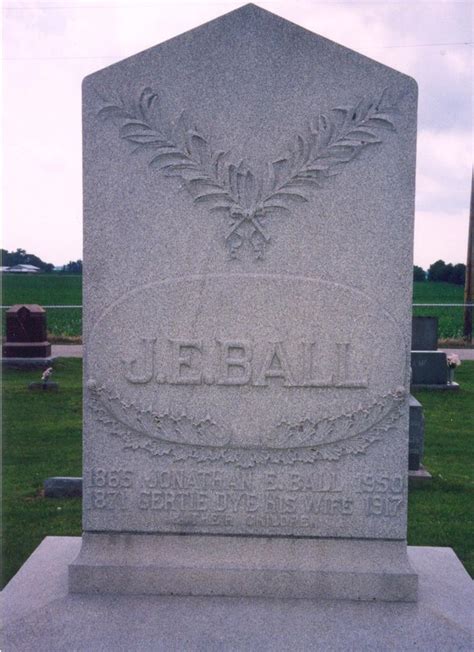 Jonathan Edward “jonathan Eddy” Ball 1865 1950 Find A Grave äreminne