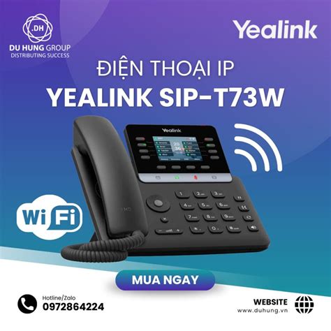 Điện Thoại Ip Yealink Sip T73w Yealink Vietnam