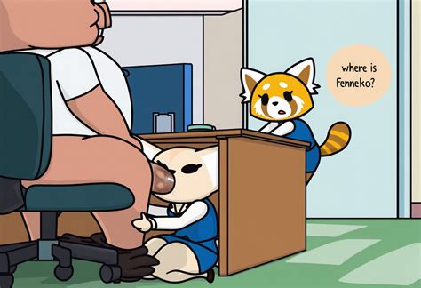 Rule 34 Aggressive Retsuko Aggretsuko Ai Generated Black Eyes Blowjob