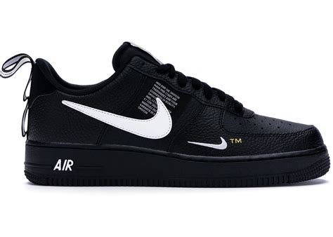 Nike Air Force 1 Low Utility Black White Men's - AJ7747-001 - GB