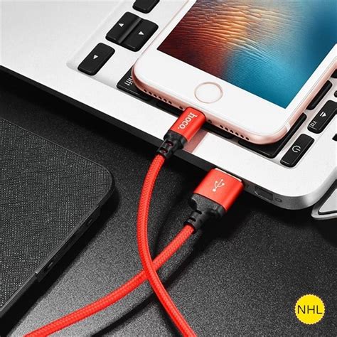 Dây Cáp Sạc Nhanh Lightning Hoco X14 2m - Mobile Sài Gòn