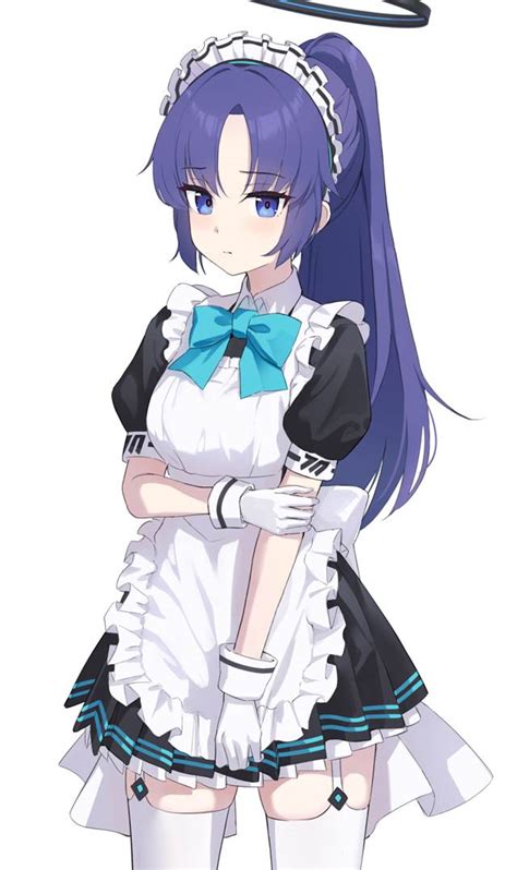 Hayase Yuuka碧蓝档案女仆 Temillustration Pixivbox