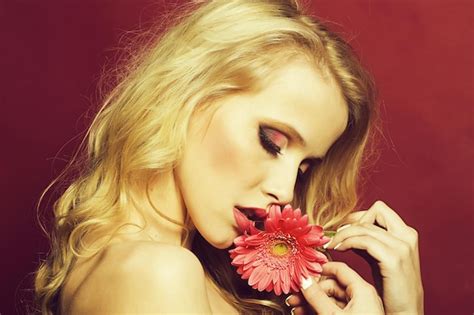 Premium Photo Sexy Woman With Flower