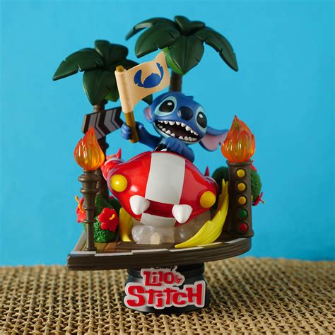 Lilo And Stitch Racing Car D Stage Diorama Figure Elbenwald