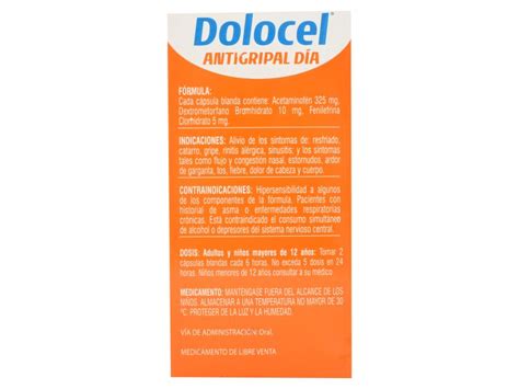 Comprar Dolocel Antigripal Dia 48 Cápsulas Walmart Nicaragua