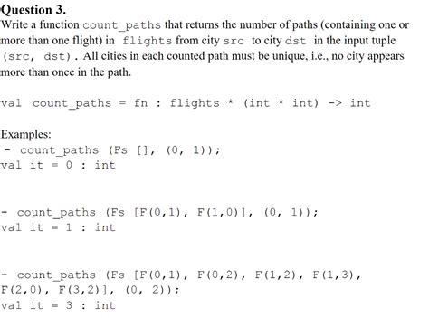 Question 3 Write A Function Countpaths That Returns