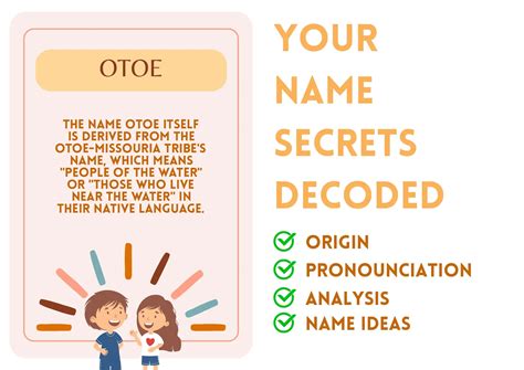 Otoe Name Meaning And Pronunciation