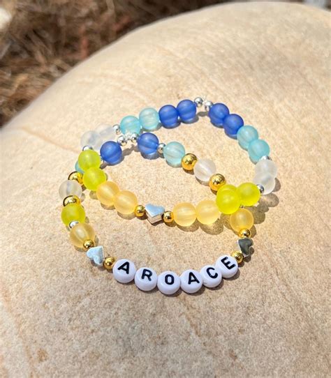 Aroace Pride Flag Bracelet Etsy