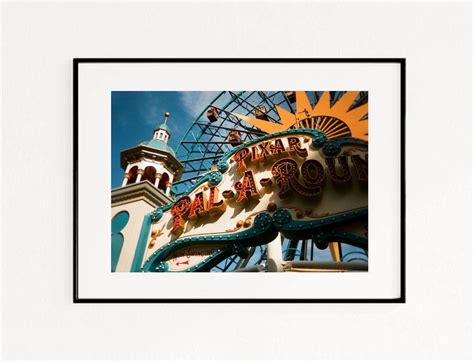 Disney California Adventure Park Poster Vintage Feel Film Photo Etsy