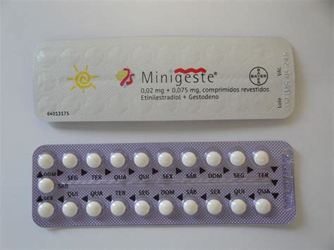 Minigeste® 002 Mg Etinilestradiol 0075 Mg Gestodeno Procuro Saúde