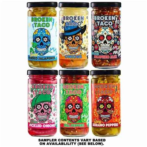Broken Taco Sampler Salsa Express
