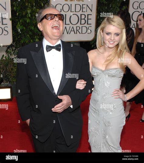 Jack Nicholson And His Daughter Lorraine Arrive At The 64th Annual