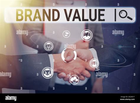 Inspiration Showing Sign Brand Value Concept Meaning Company Generates From Product With
