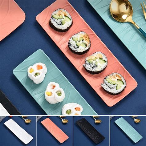 Baeteuy Barbecue Plate Curved Edge Design Anti Spill Tree Texture