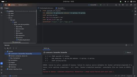 Bug Erro Ao Tentar Gerar O Build Do Dockerfile Docker Credential Desktop