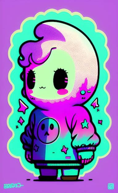 Premium Ai Image Cute Ghost Girl