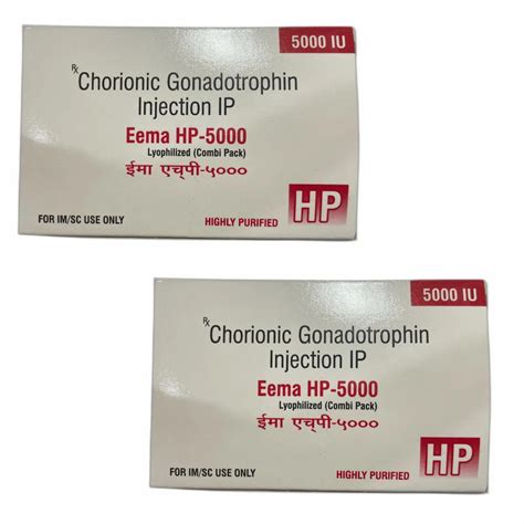 Eema Hp Chorionic Gonadotrophin 5000 Mg Injection 5000iu At ₹ 43832