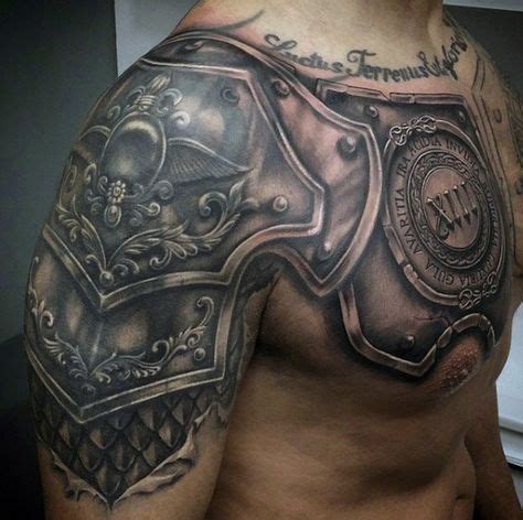 Viking Shoulder Armor Tattoo
