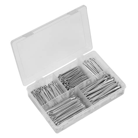 Split Pin Assortment 230pc Large Sizes Imperial And Metric Huttie