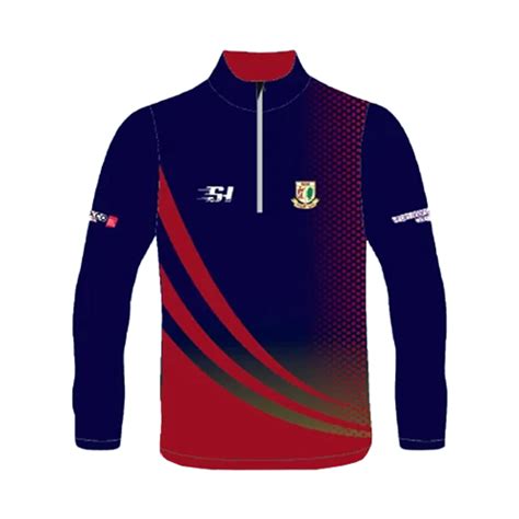 Rush Cricket Club Mens Quarter Zipper Sublimition Sports Hub