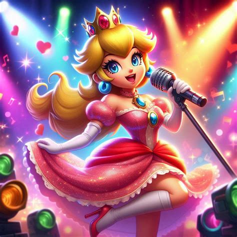 Ai Princess Peach As An Idol By Zarathepeach On Deviantart
