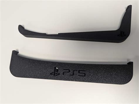 Ps5 Slim Disc Drive Horizontal Stand With Logo Remixed By Stealthyhydra Makerworld Download