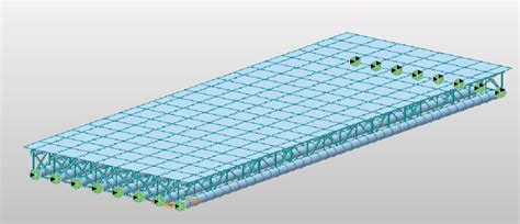 Finite Element Model Of A Superstructure With Main Trusses Download Scientific Diagram