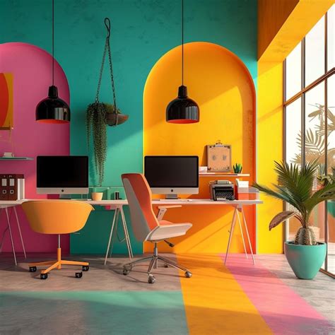 Colorful Office Space Images Free Download On Freepik