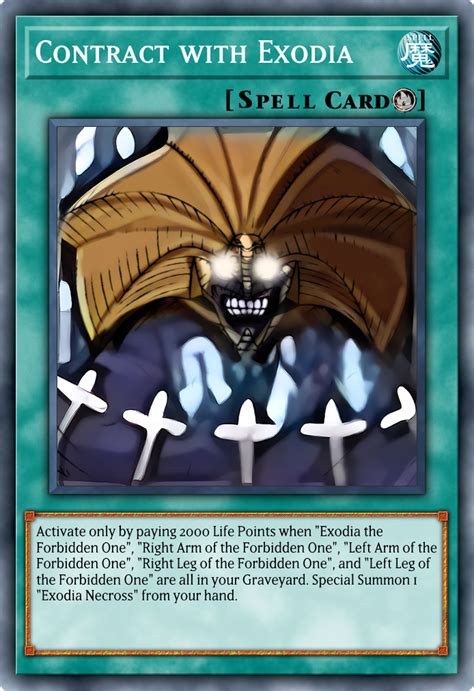 Contract With Exodia Anime Effect By Snowcoveredplains On Deviantart