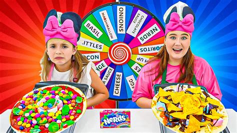 Ruby And Bonnie Mystery Wheel Of Pizza Switch Up Challenge Youtube
