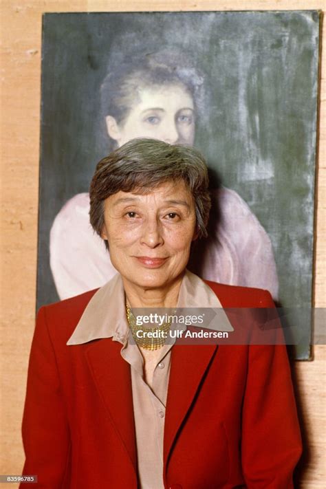Author Han Suyin Poses On The 28th Of October 1986 While In News