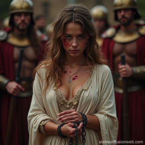 Bound Woman Punished By King Stable Diffusion Online