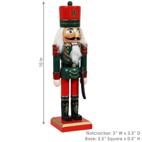 Fritz The Valiant Indoor Christmas Nutcracker Statue 10 In By Sunnydaze
