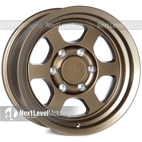 9six9 Deep 16x8 6x1397 10 Matte Bronze Te37xt Style Wheels Fits